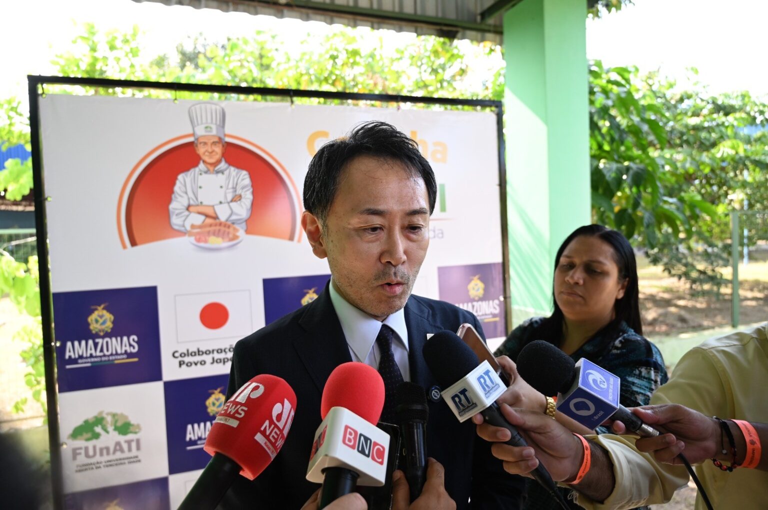 Governador Wilson Lima e Consulado do Japão inauguram Cozinha Escola da FUnATI em Manaus - FUnATI